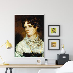 John Constable - Portrait of Maria Bicknell (1816) - Reproduction of a ...