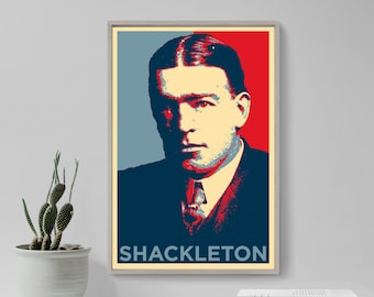 Ernest Shackleton Poster - Etsy
