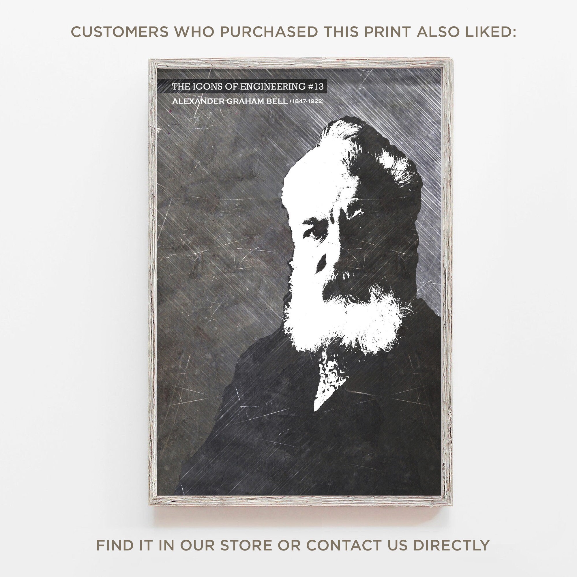 James Clerk Maxwell Original Art Print - Photo Poster Gift Wall Decor ...