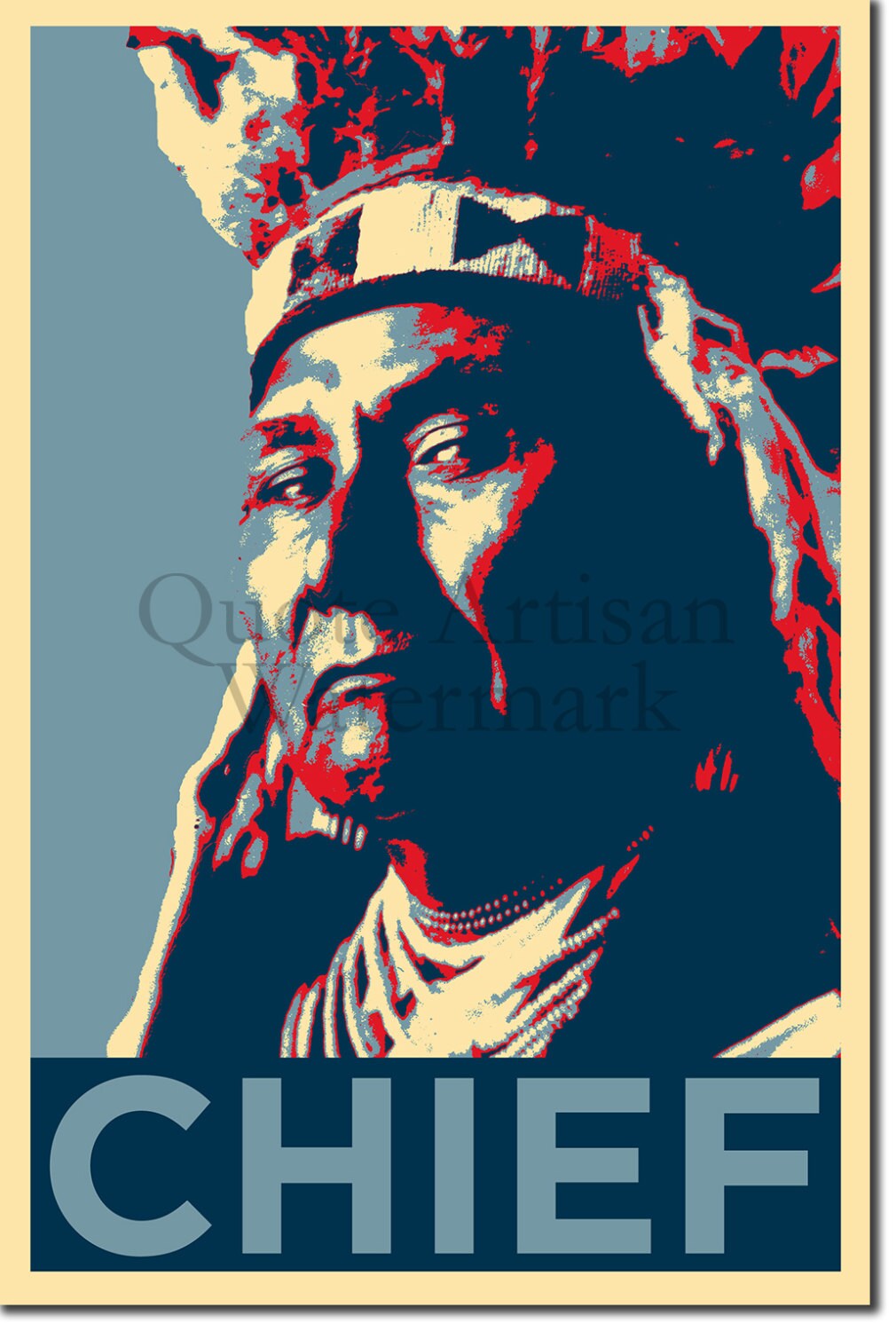 Chief Joseph Original Art Print Photo Poster Gift | Etsy