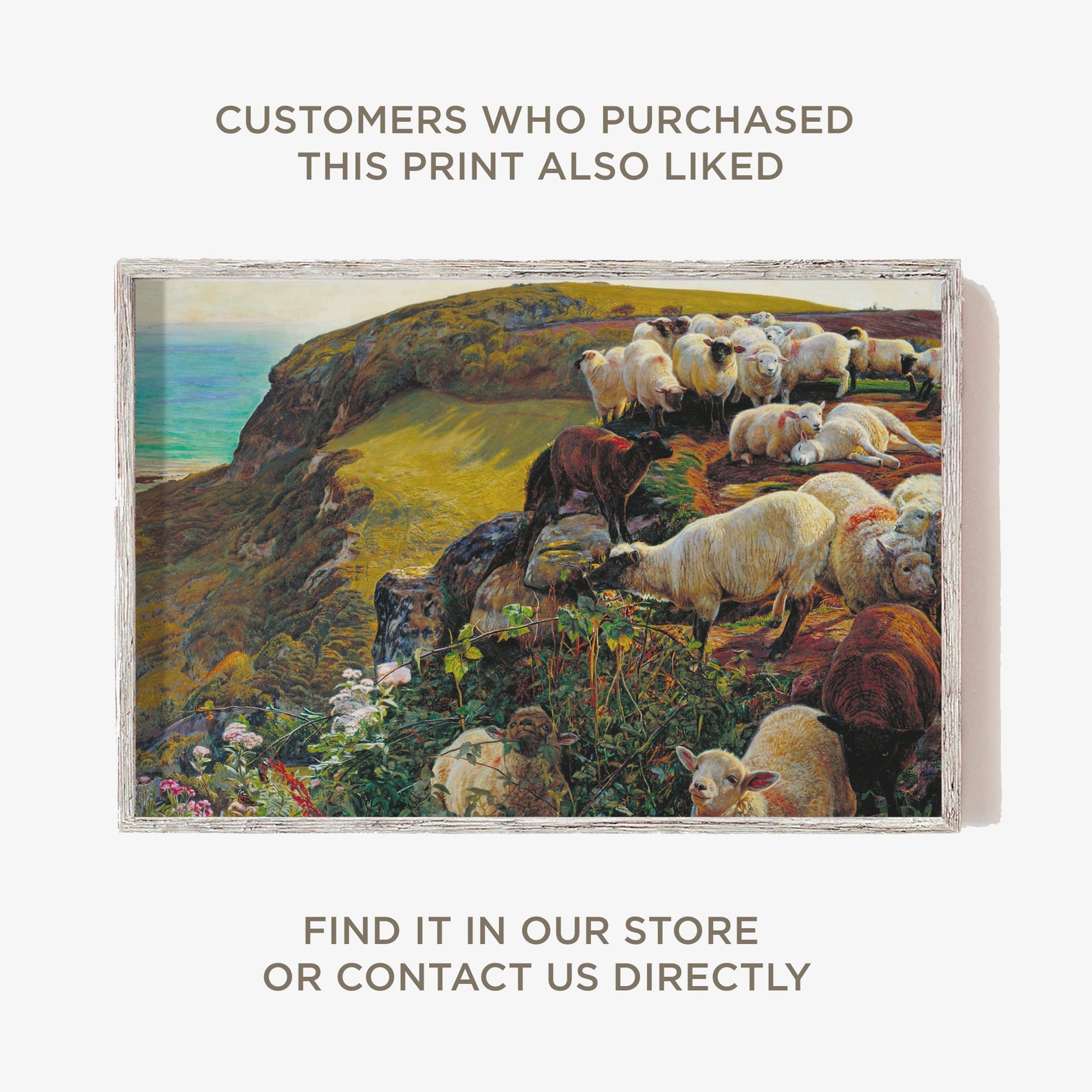 William Holman Hunt the Scapegoat 1854 Classic Painting - Etsy UK