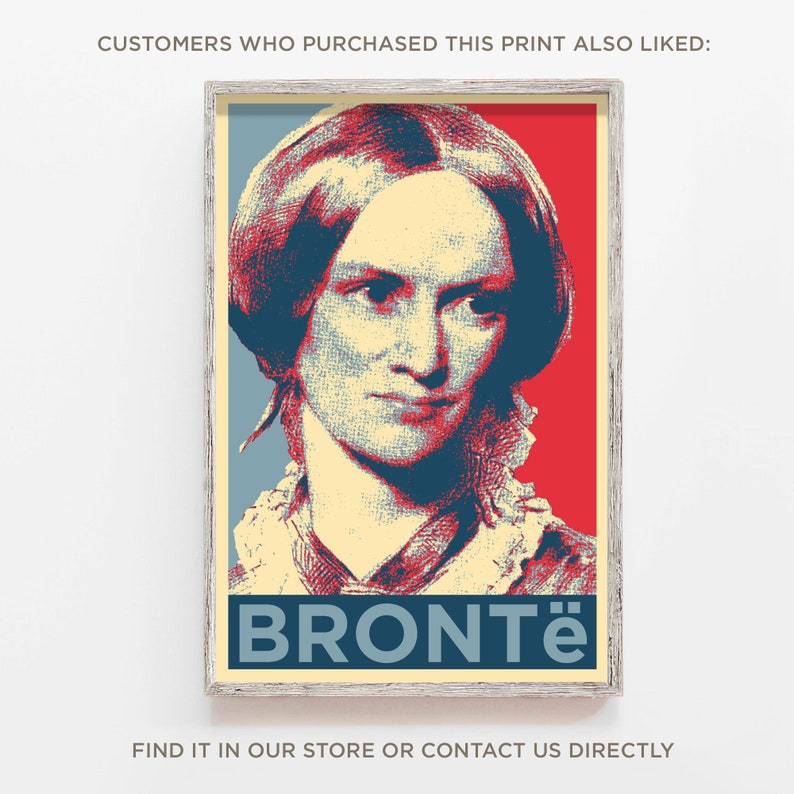 Charlotte Bronte Hope Original Art Print Poster Photo Gift | Etsy