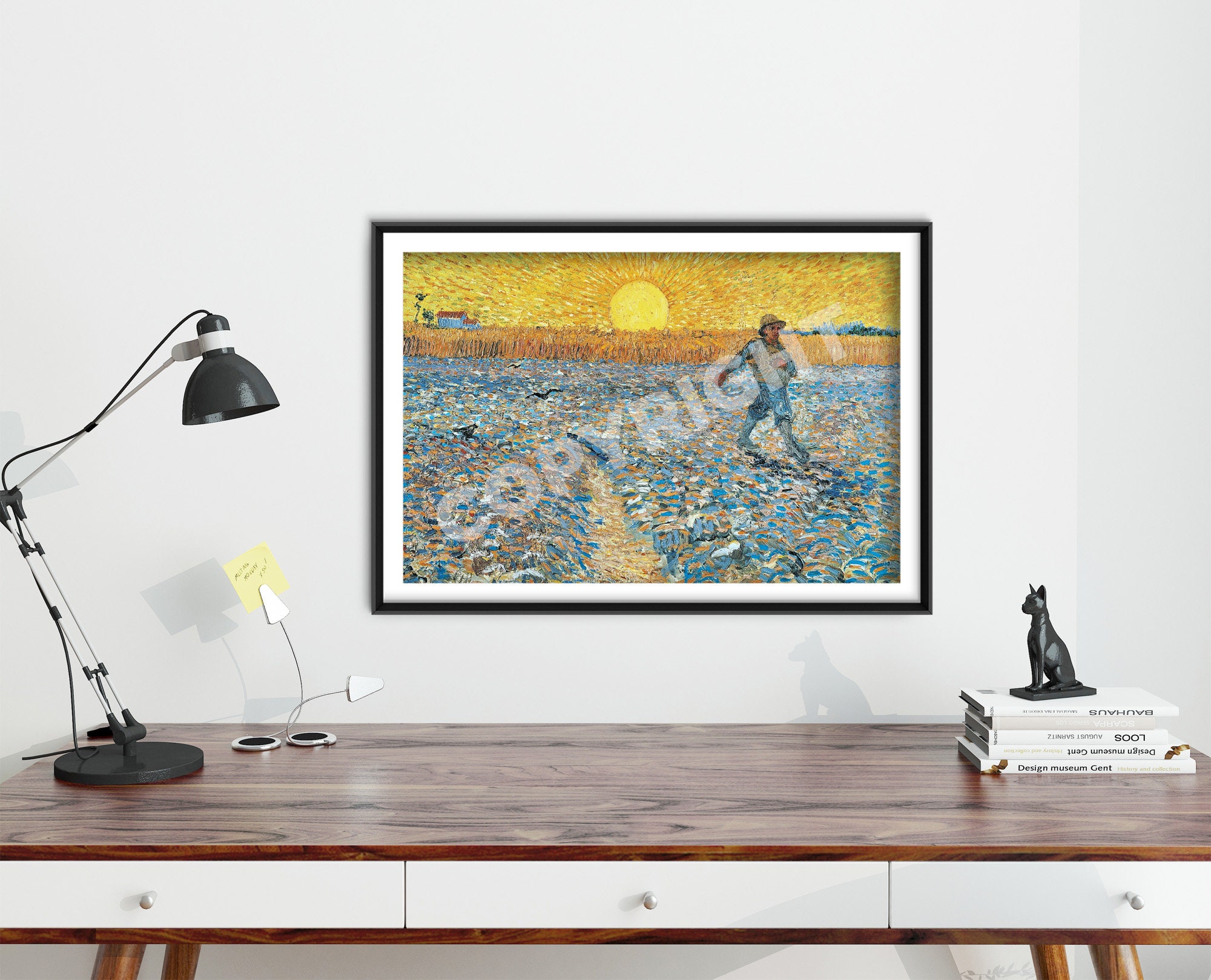 Vincent Van Gogh the Sower at Sunset 1888 Art Print - Etsy UK