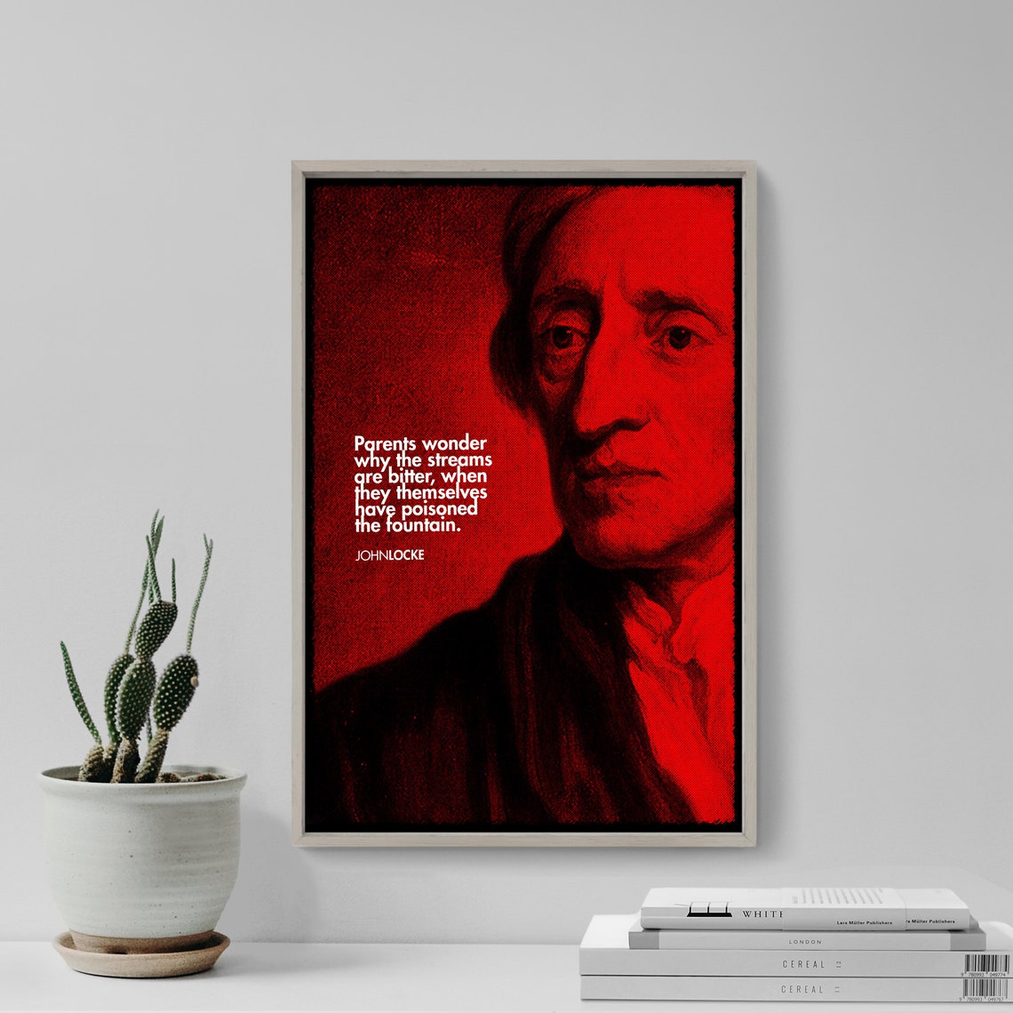 John Locke Original Art Print Photo Poster Gift Wall Decor | Etsy