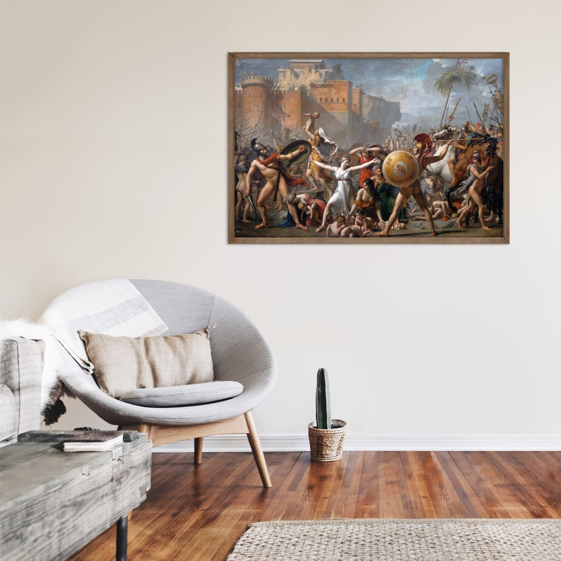 Jacques-louis David the Intervention of the Sabine Women - Etsy UK