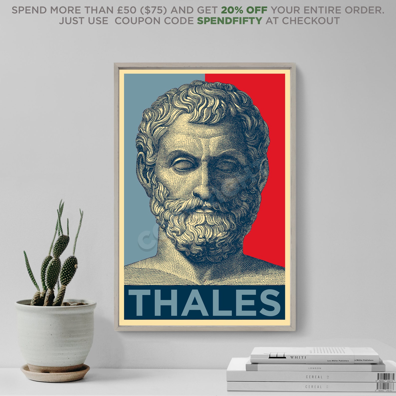 Thales of Miletus (2) - Hope - Original Art Print Poster Photo Gift ...