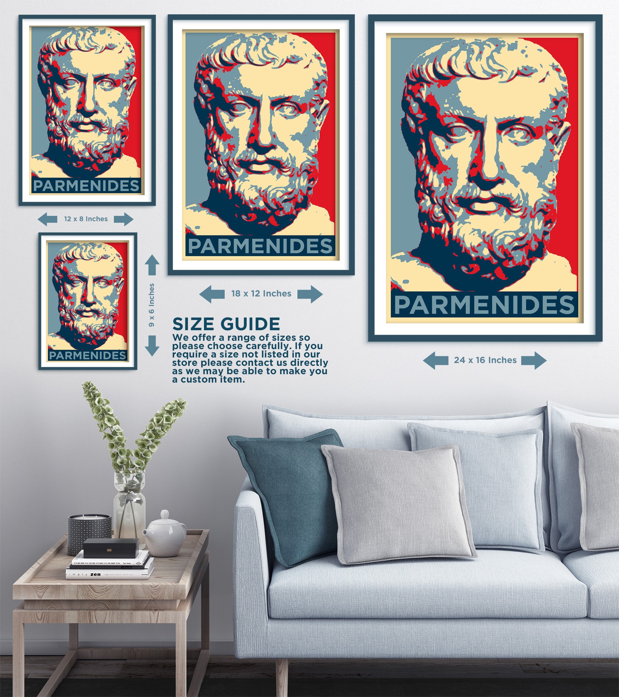 Parmenides Original Art Print Photo Poster Gift Home Wall | Etsy