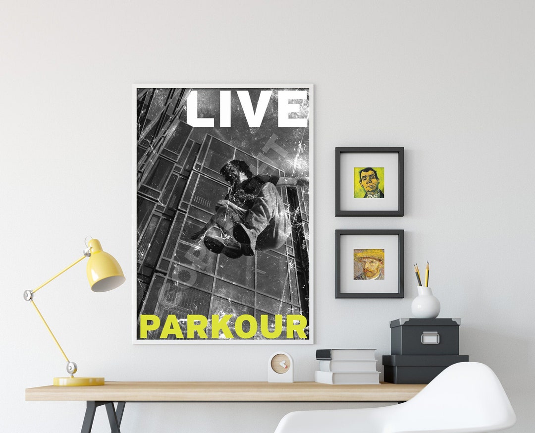 Parkour (freerunning) Motivational Quote Poster - "live Parkour ...