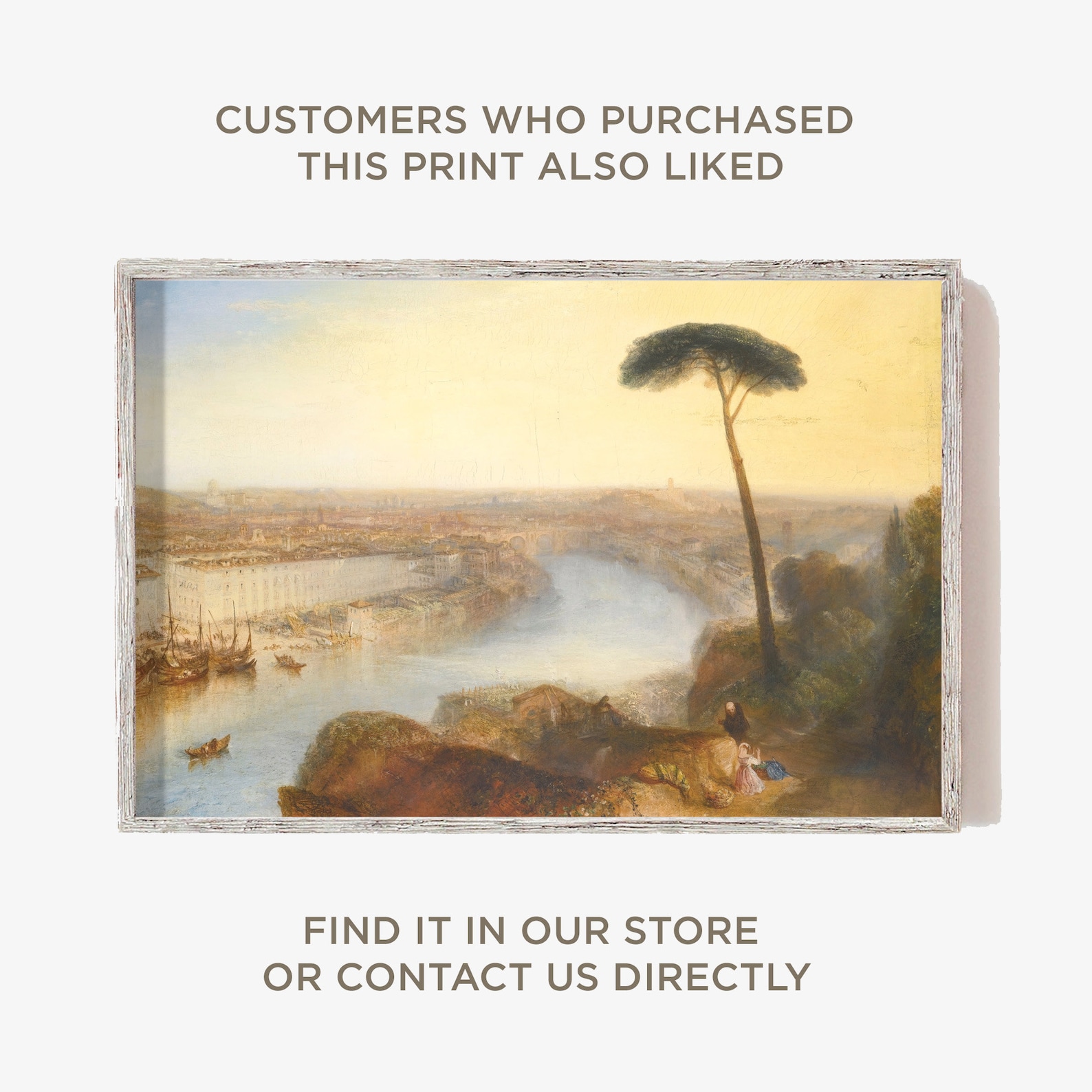 William Turner Rome From Mount Aventine 1835 Painting - Etsy UK