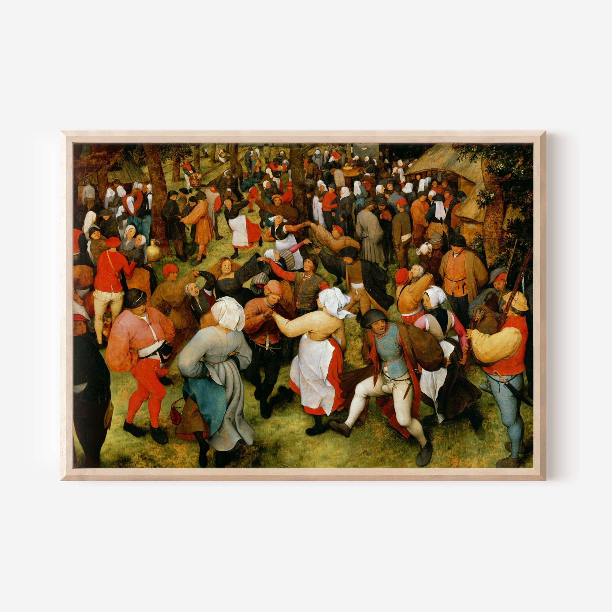 Pieter Bruegel The Elder The Wedding Dance 1566 | Etsy