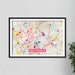 Rochdale Map Original Art Print rainbow City Street Map of Rochdale ...