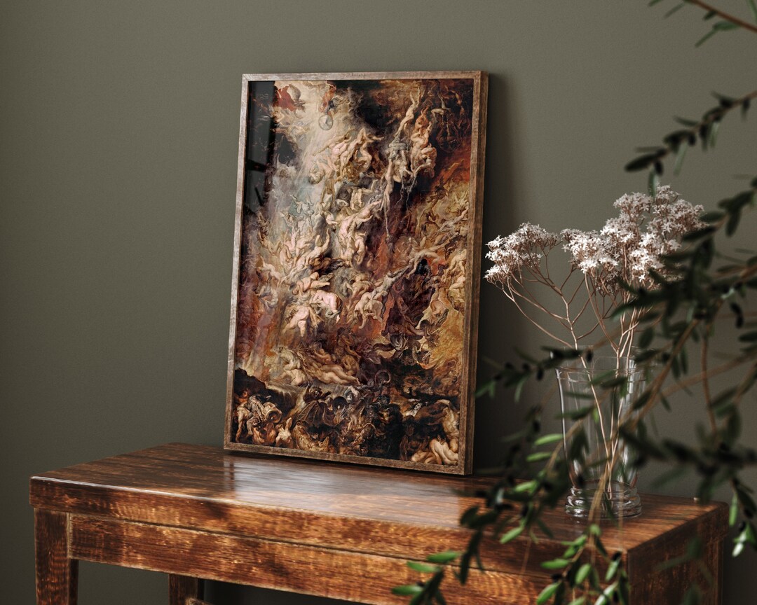 Peter Paul Rubens - the Fall of the Dammed (1620) - Art Print Painting ...