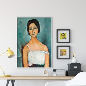 Amedeo Modigliani - Christina (1916) - Classic Painting Photo Poster ...