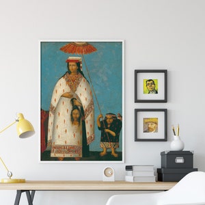 Inca Princess Poster - Peruvian Art Print - Inca Art - Inca Painting ...
