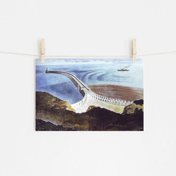 Eric Ravilious Downs in Winter 1935 Classic Painting | Etsy