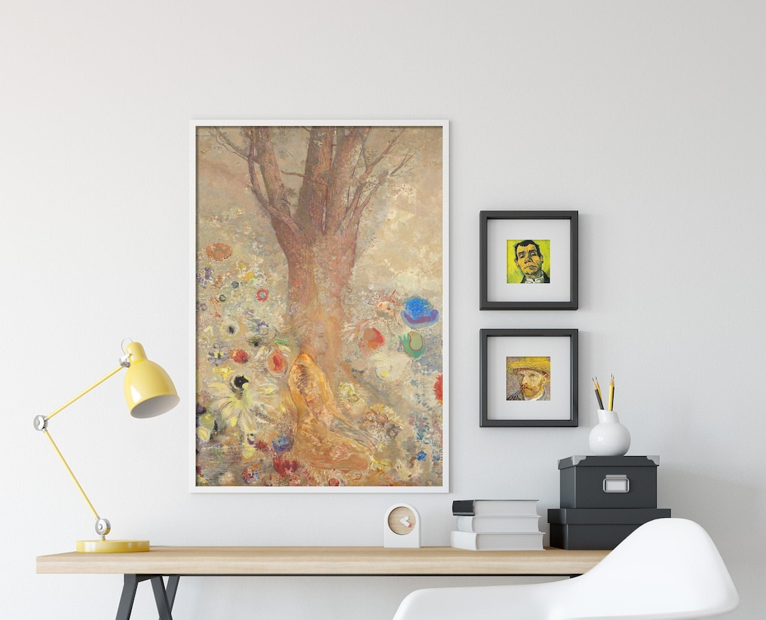 Odilon Redon - the Buddha (1904) - Reproduction of a Classic Painting ...
