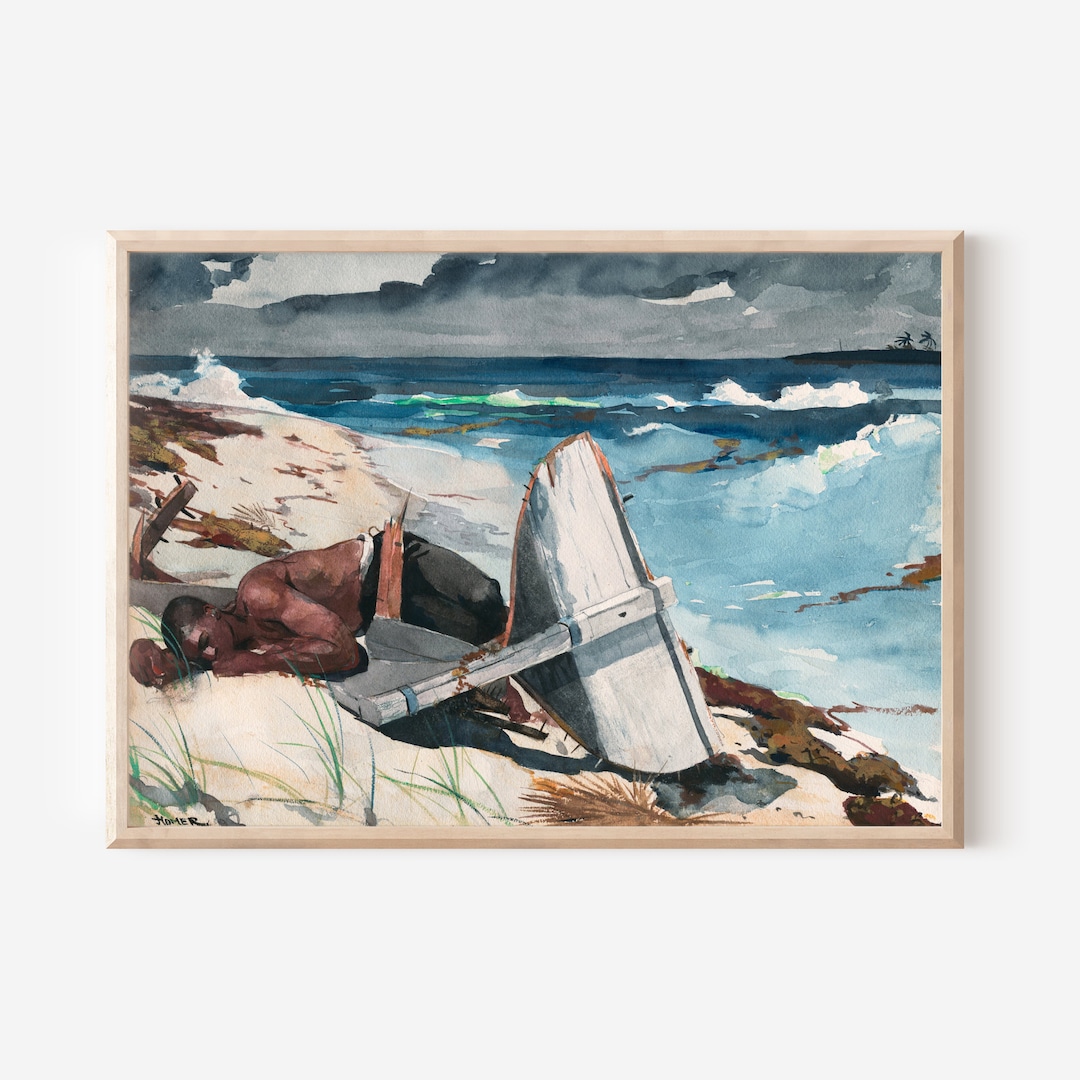 Winslow Homer - After the Hurricane Bahamas (1899) - Classic Painting ...