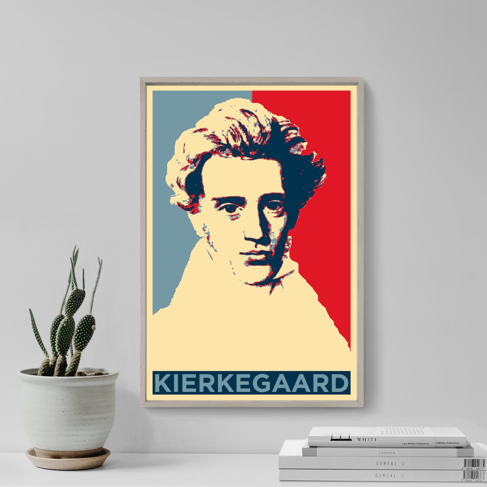Søren Kierkegaard Original Art Print - Photo Poster Gift Home Wall ...