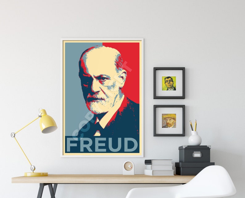 Sigmund Freud Art Print Photo Poster Gift Wall Decor - Etsy Italia