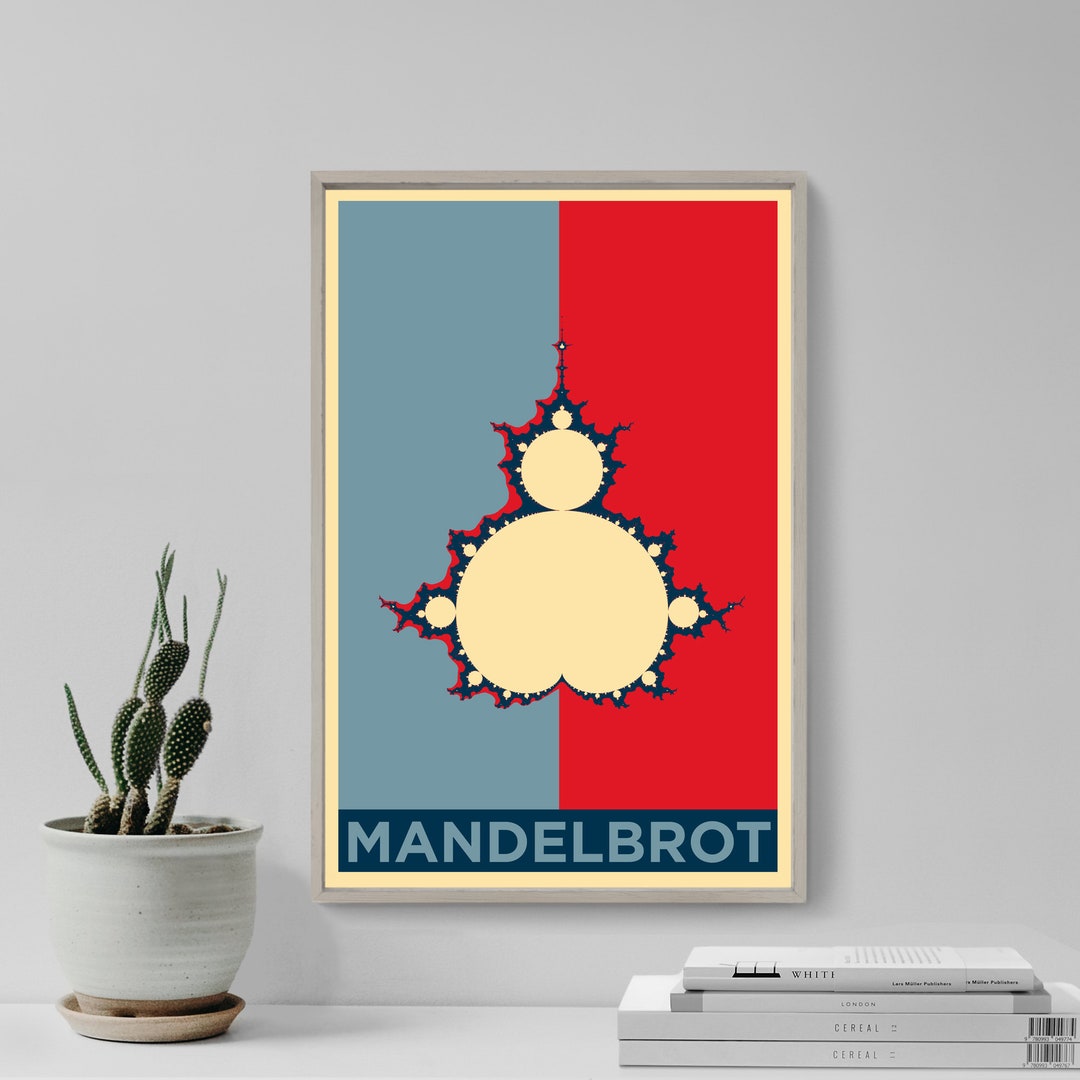 The Mandelbrot Set Original Art Print - Photo Poster Gift Wall Decor ...