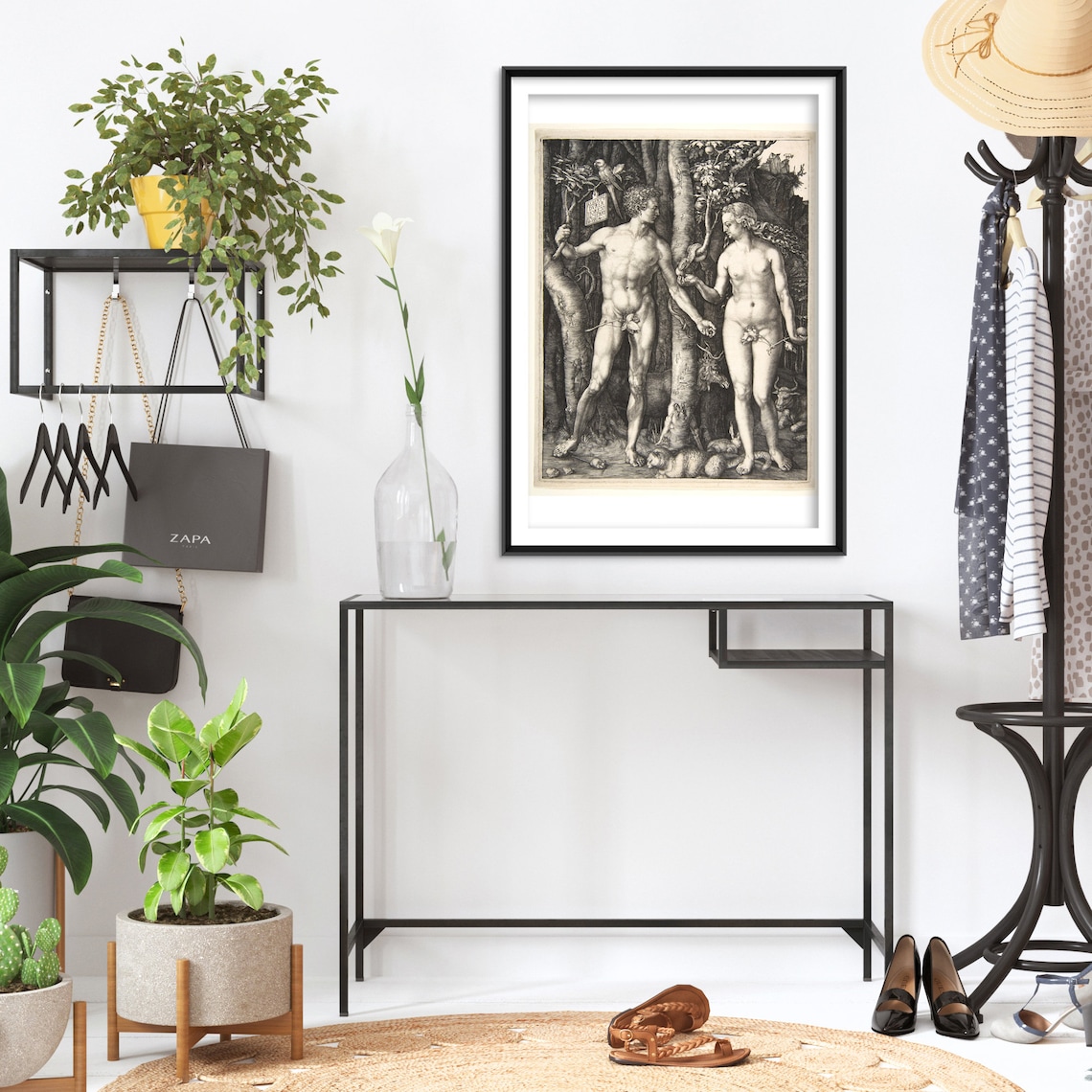 Albrecht Durer Adam and Eve 1504 Drawing Painting Photo - Etsy