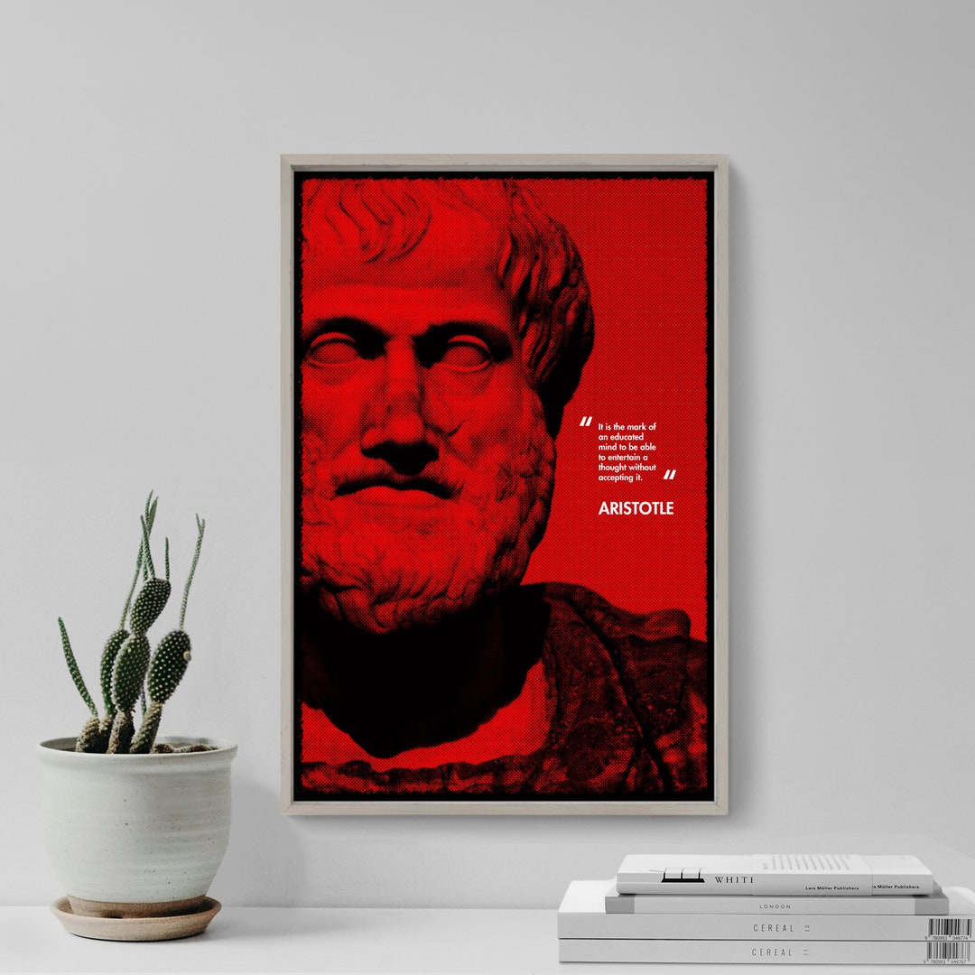Aristotle Original Art Print - Photo Poster Gift Wall Decor Quote ...