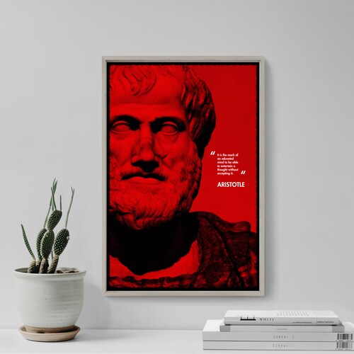 Aristotle Original Art Print Photo Poster Gift Wall Decor - Etsy