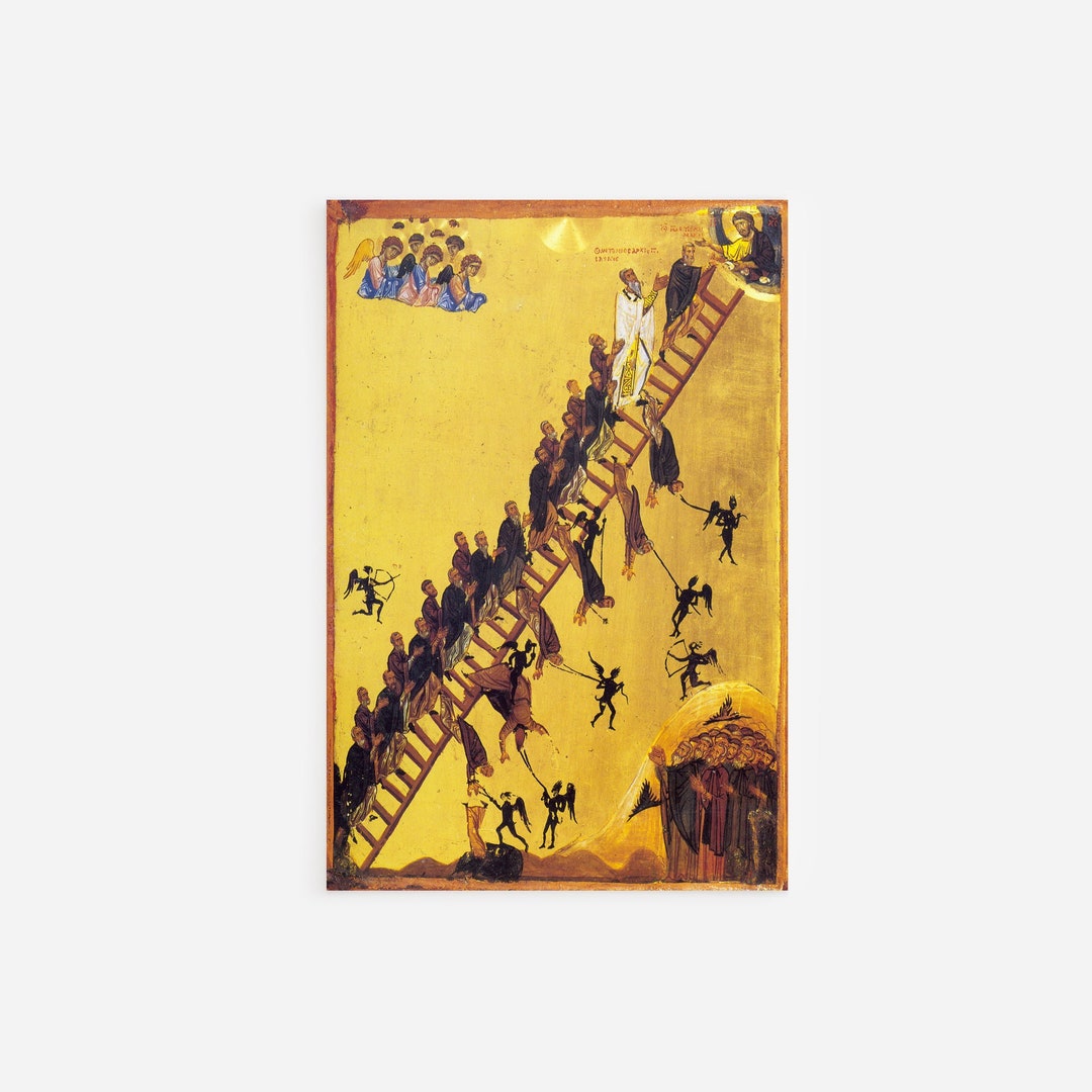 The Ladder of Divine Ascent - Saint Catherines Monastery (12th Century ...