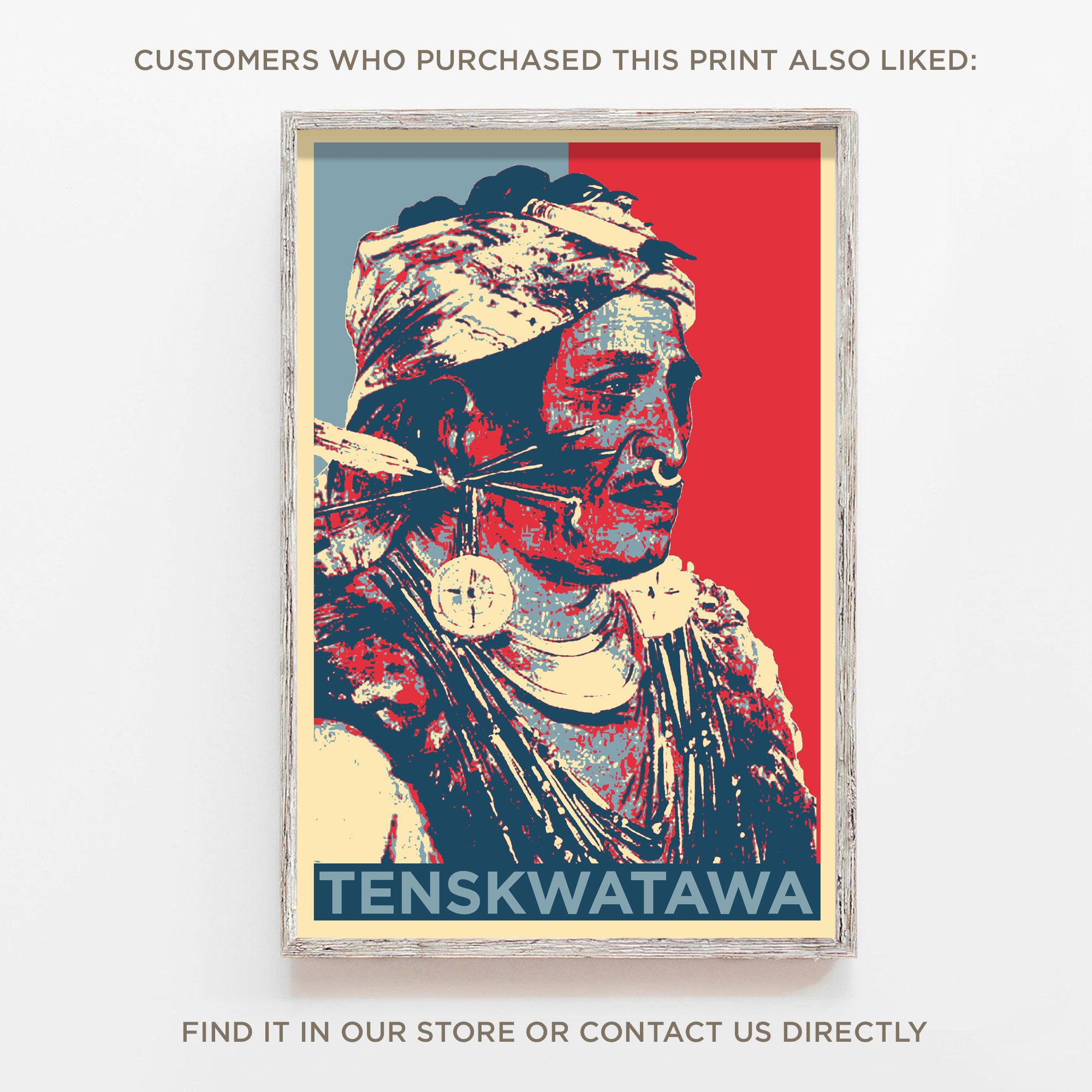 Chief Joseph Original Art Print - Photo Poster Gift Wall Home Decor ...
