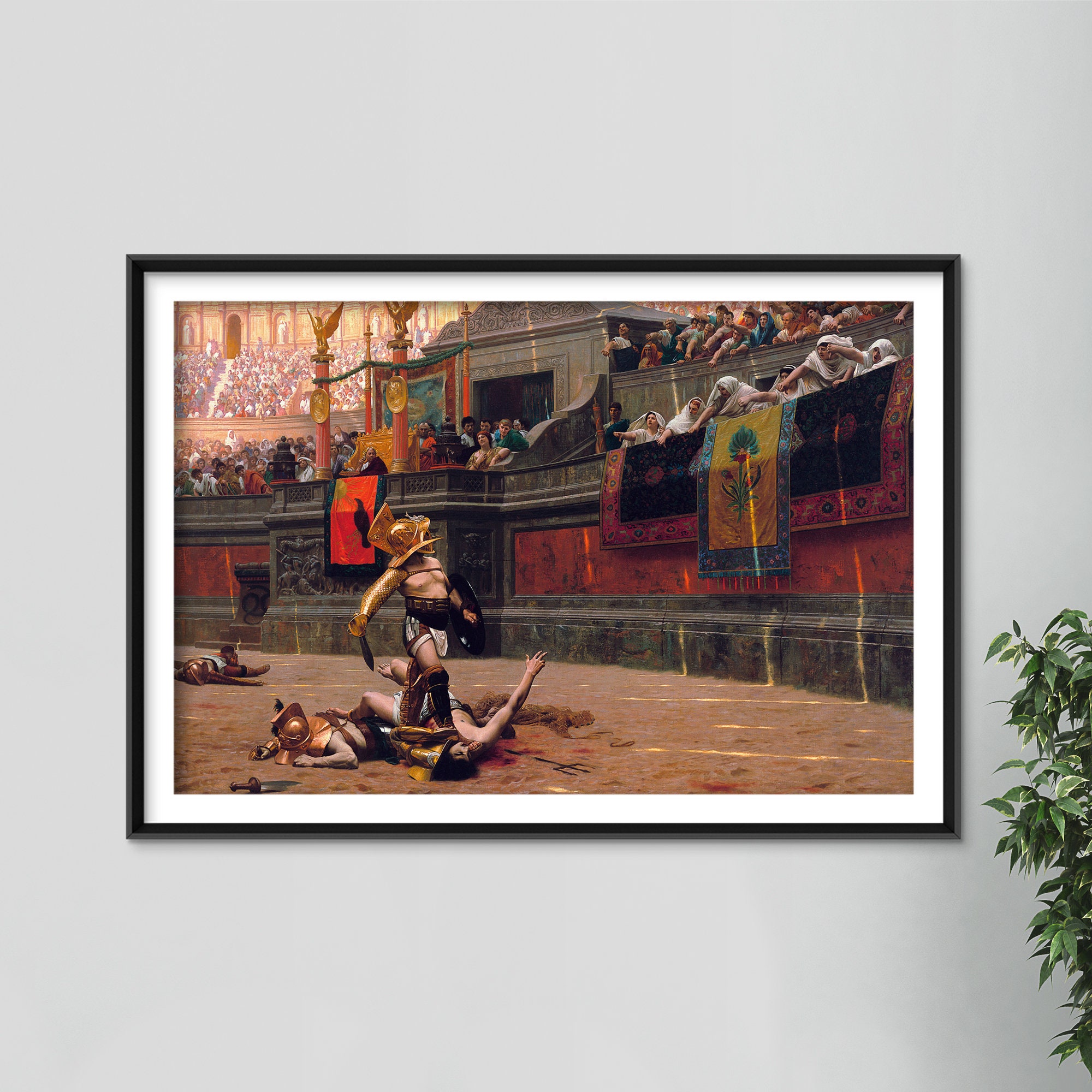 Jean-Leon Gerome Pollice Verso / Daumen unten 1872 - Etsy.de