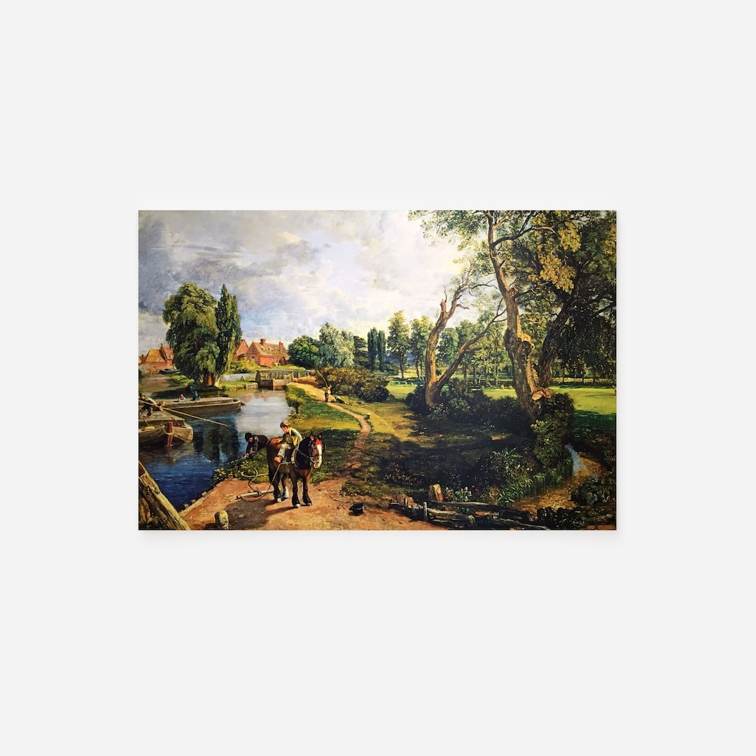 John Constable - Flatford Mill Scene on A Navigable River (1816) V2 ...