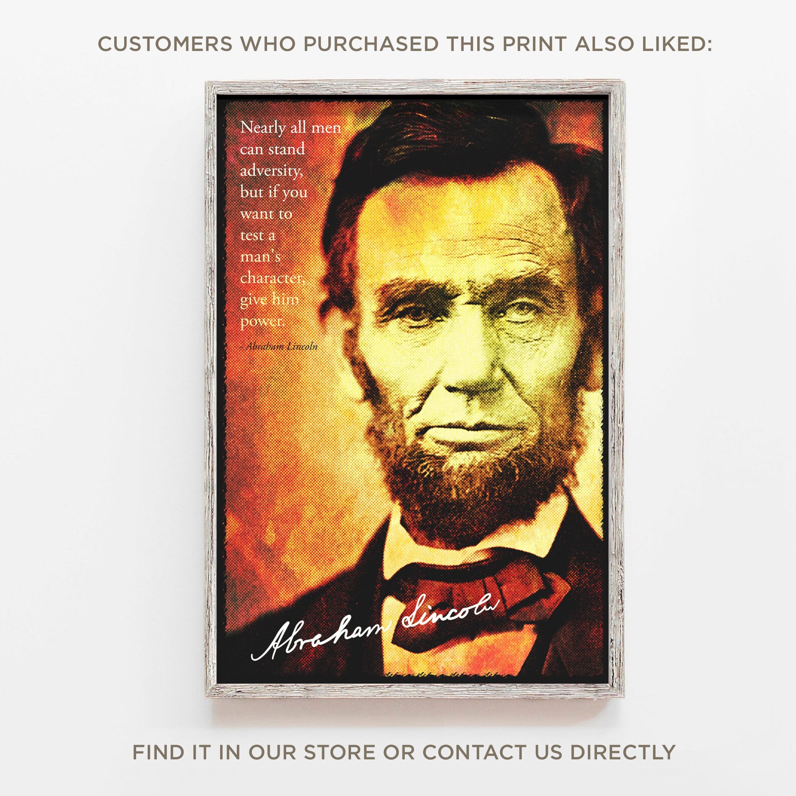 John Adams Original Art Print Photo Poster Gift Wall Decor - Etsy UK