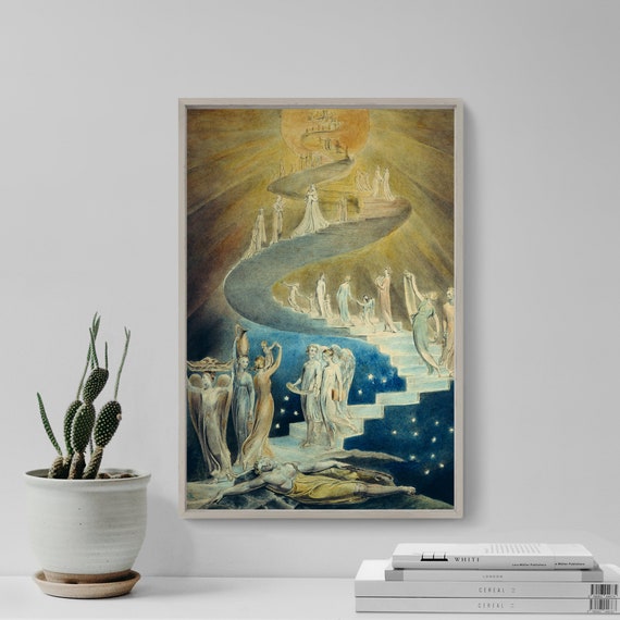 William Blake Jacobs Dream Ladder 1805 Classic Painting - Etsy UK