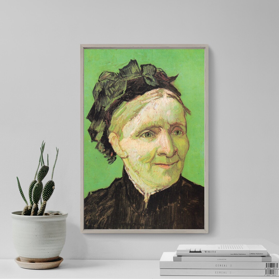 Vincent Van Gogh Portrait of the Artists Mother 1888 Classic Painting ...