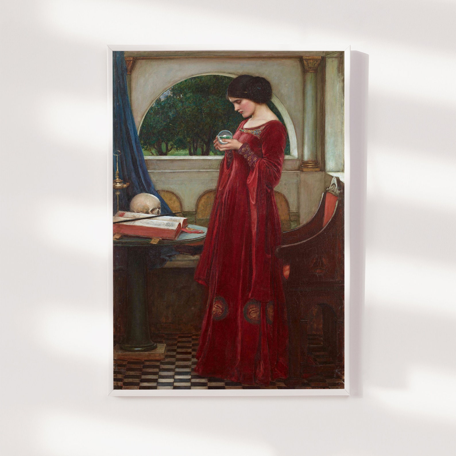John William Waterhouse - the Crystal Ball (1902) - Classic Painting ...