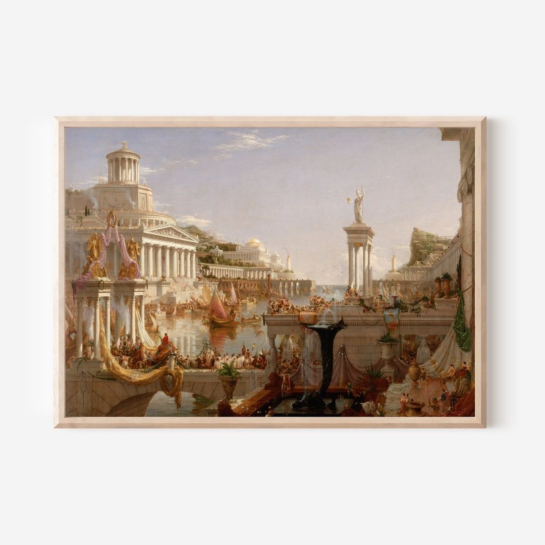 Thomas Cole - the Course of Empire - the Consummation of Empire (1836 ...