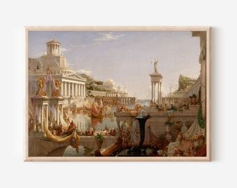 The Consummation of the Empire by Cole Thomas Poster Famous Painting ...