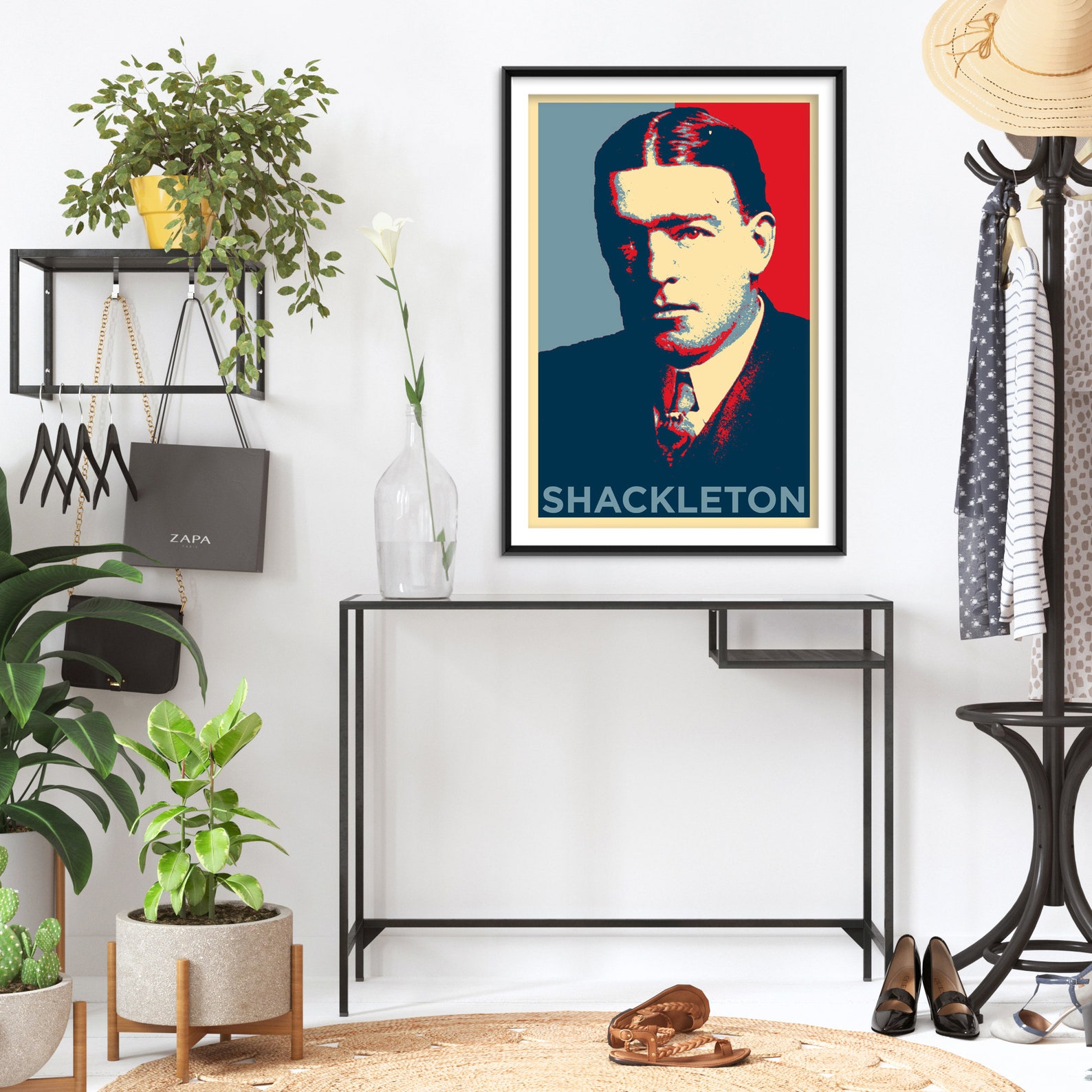 Ernest Shackleton Original Art Print Photo Poster Gift | Etsy