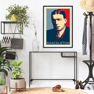 Ernest Shackleton Original Art Print - Photo Poster Gift - Etsy