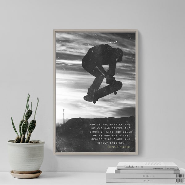 Skateboard Poster - Etsy