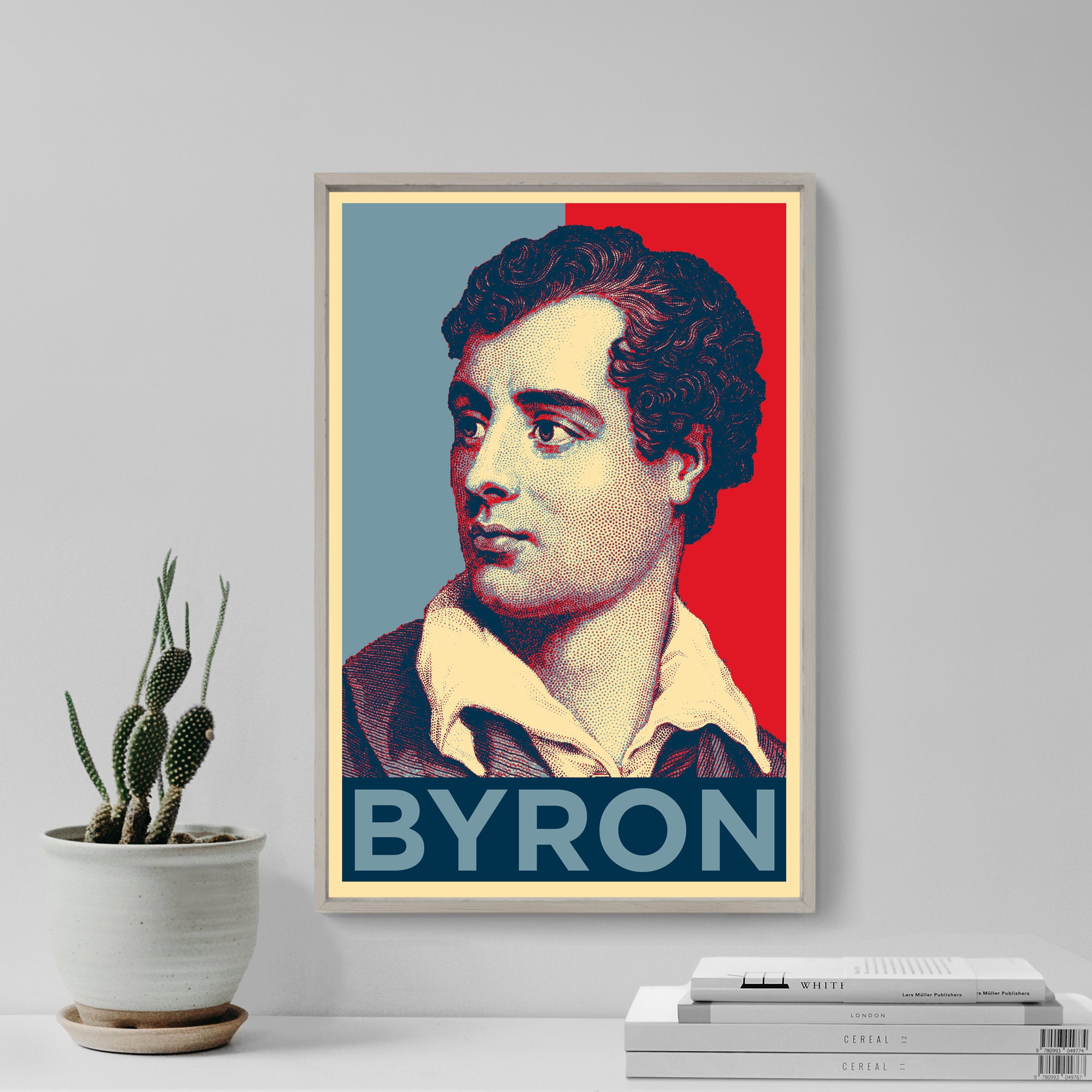 Lord Byron Original Art Print - Photo Poster Gift Wall Home Decor ...