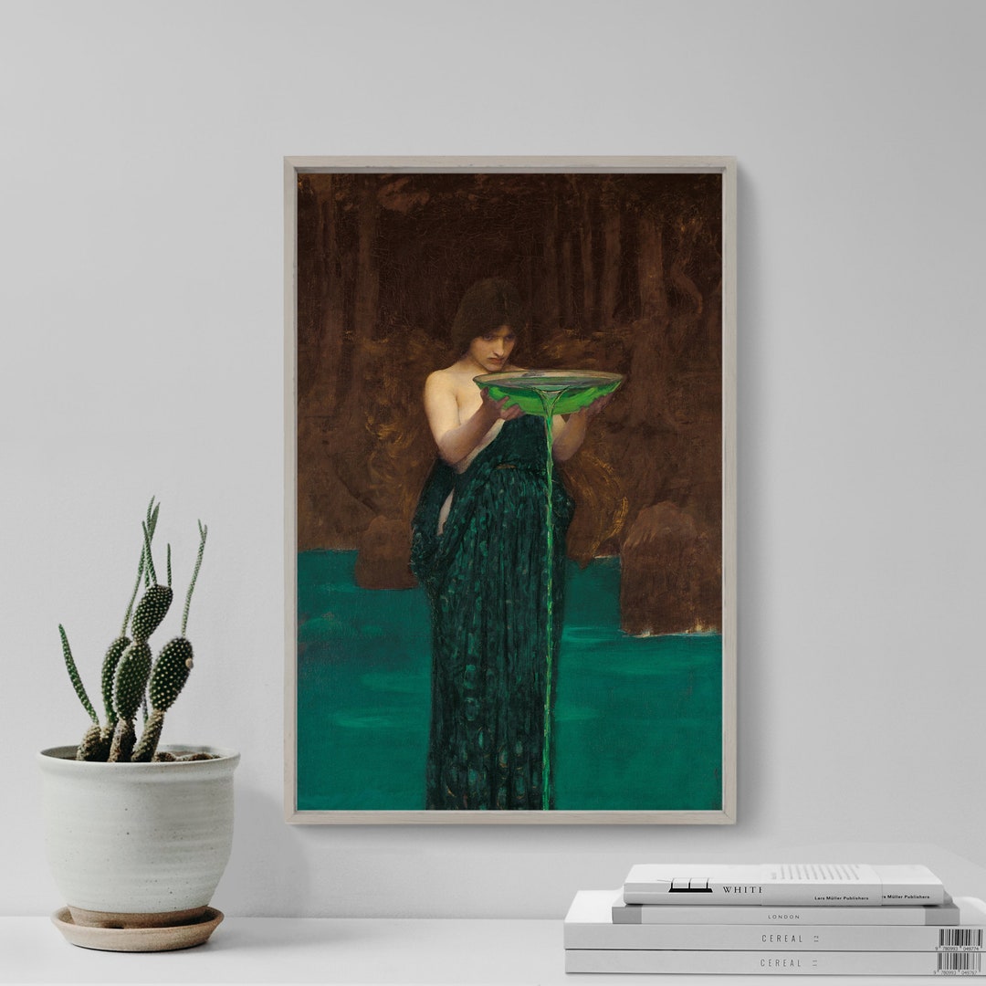 John William Waterhouse - Circe Invidiosa (1892) - Classic Painting ...