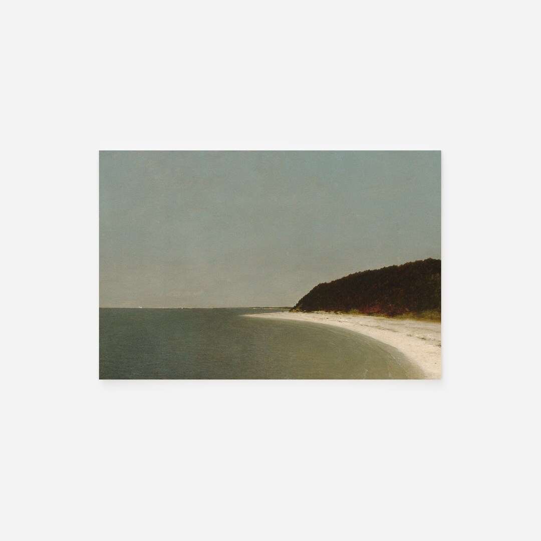 John Frederick Kensett - Eatons Neck Long Island (1872) - Art Print ...