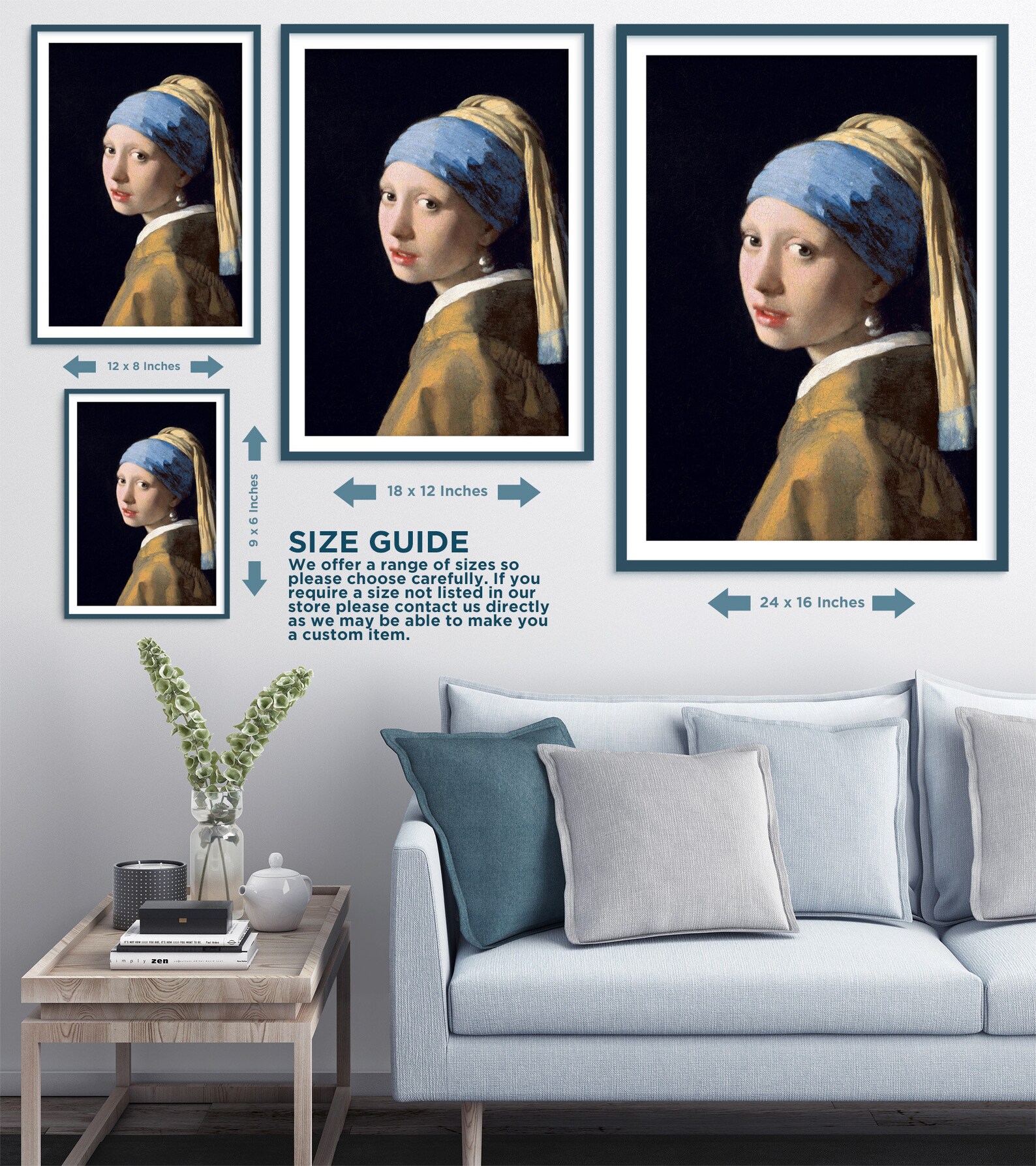 Johannes Vermeer Girl With a Pearl Earring 1665 - Etsy UK