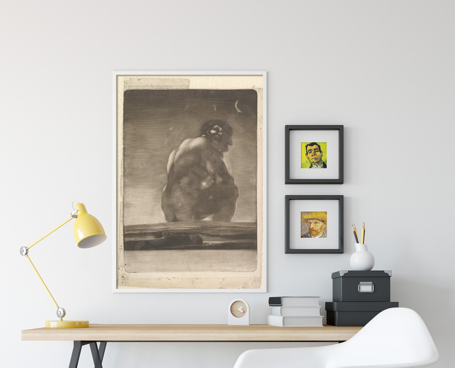 Francisco Goya Giant Seated in a Landscape 1818 Classic - Etsy UK