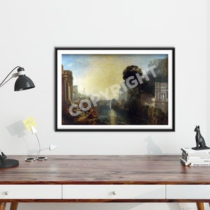 William Turner - Dido Building Carthage (1815) - Painting Photo Poster ...