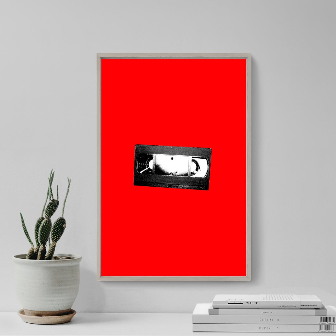 The Iconic Object Series: "vhs Tape" - Original Art Print Photo Poster ...