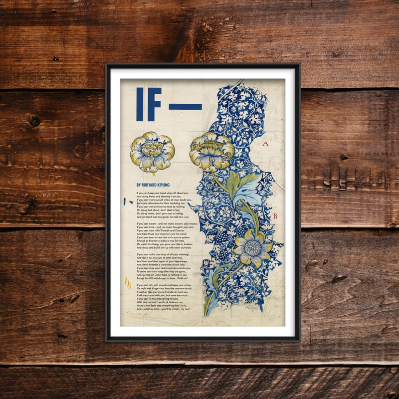Kipling If Poster - Etsy