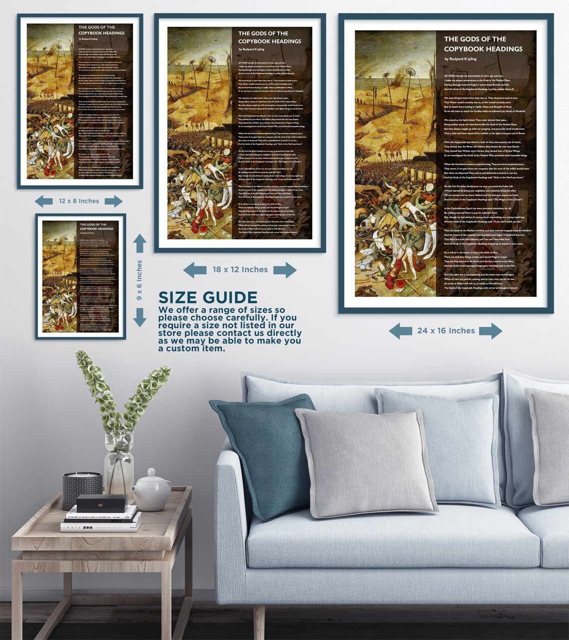 Rudyard Kipling Poem the Gods of the Copybook Headings - Etsy UK