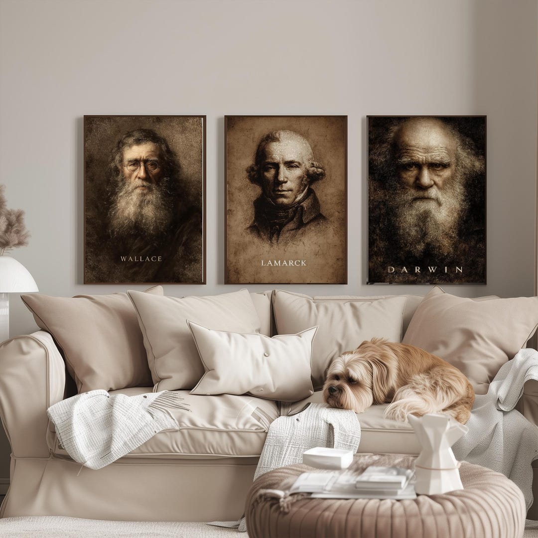 The Evolutionary Biologists - Set of Three Movie Posters of History - 3 ...